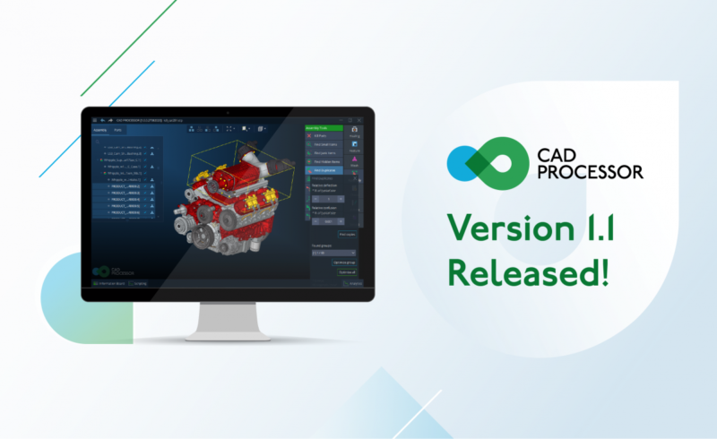 CAD Processor v.1.1 released! - Open Cascade
