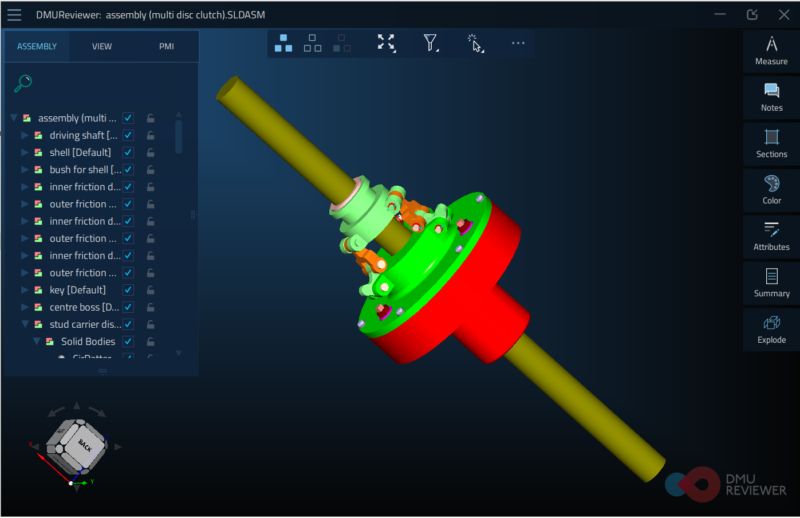 DMU Reviewer - a corporate tool for 3D CAD design review and analysis ...